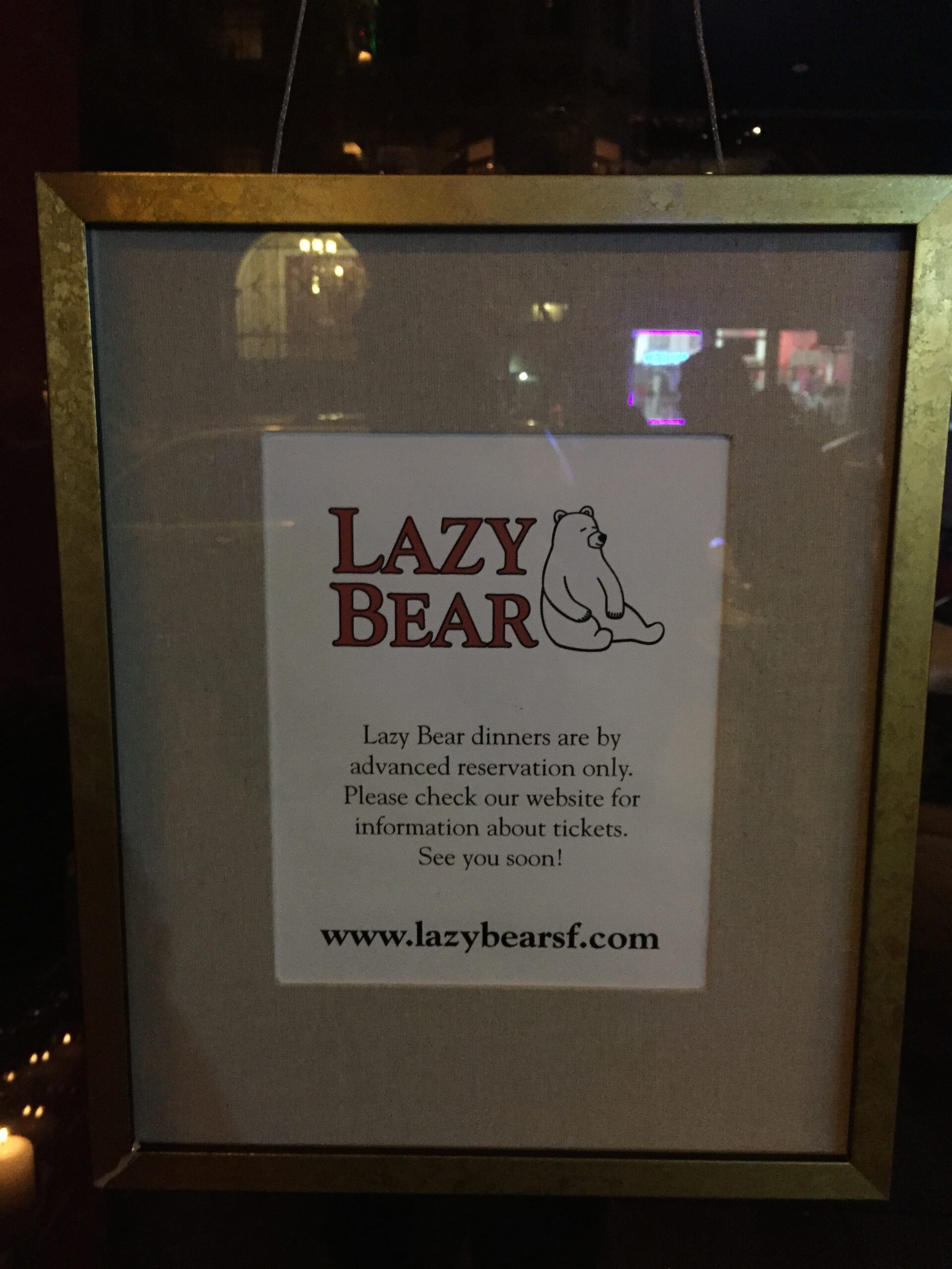 Dining Review: Lazy Bear, San Francisco - Hungry for Points