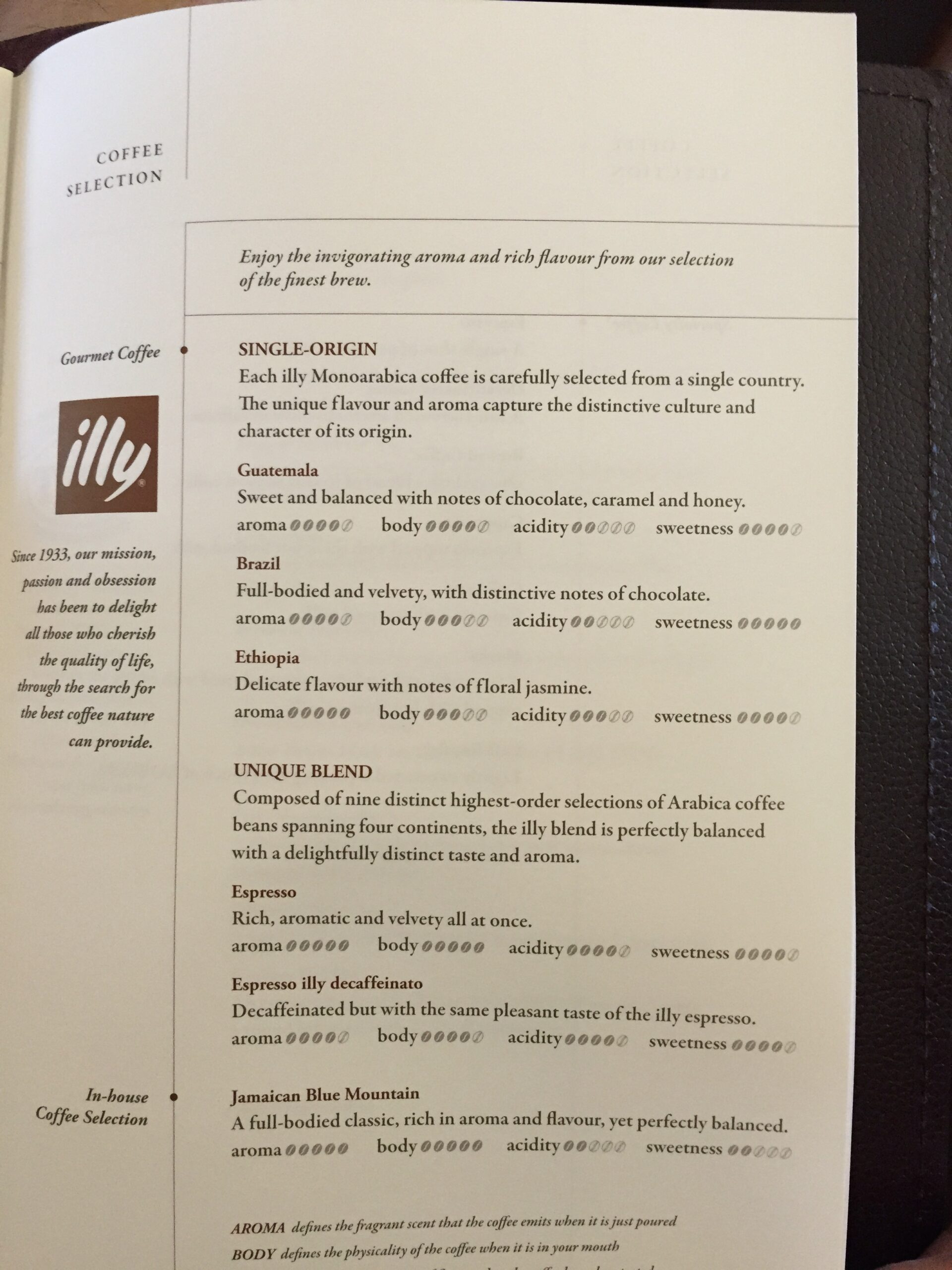 singapore airlines first class sfo coffee - Hungry for Points